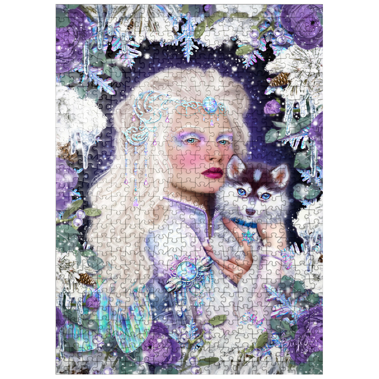 MyPuzzle - Winter Fairy Queen - Brigid Ashwood - Premium 500 Piece ...