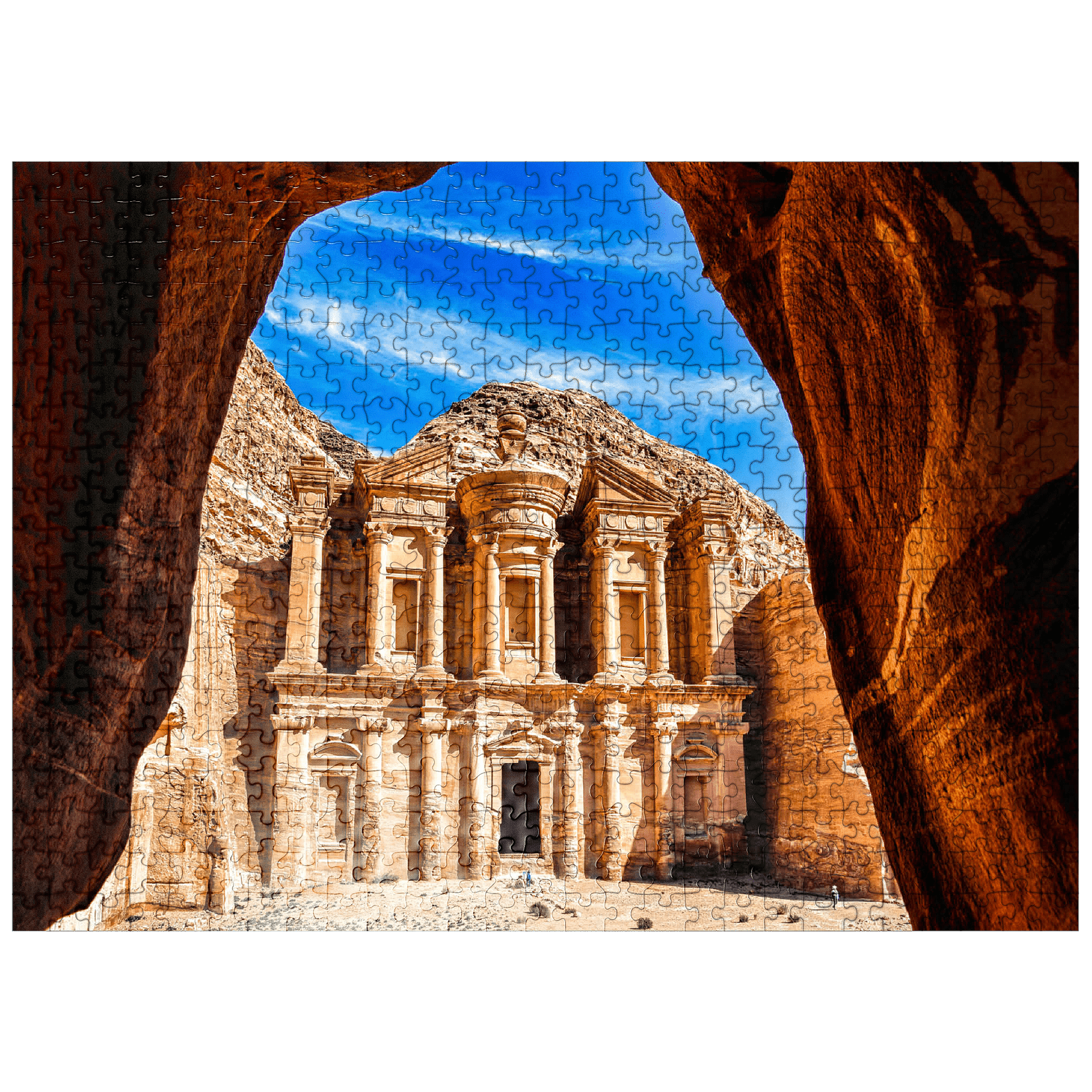 MyPuzzle - Breathtaking View From A Cave Of Ad Deir Monastery In The ...