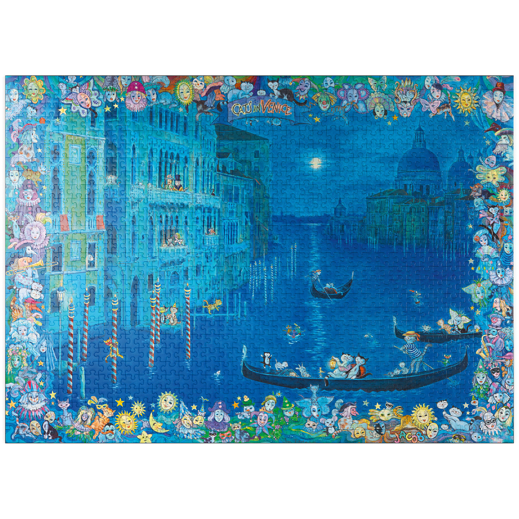 MyPuzzle - Cats In Venice - Sven Hartmann - Premium 1000 Piece Jigsaw ...