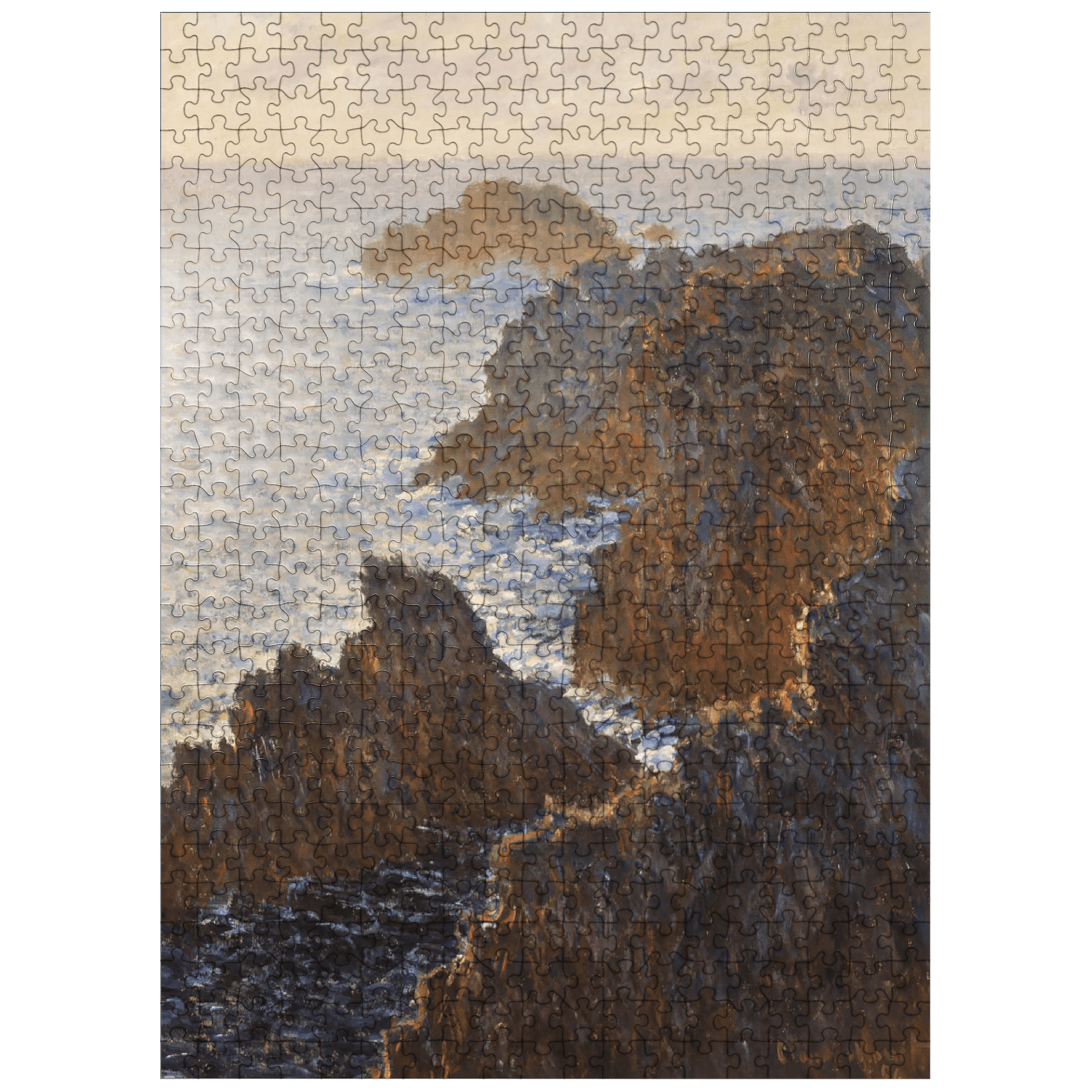 MyPuzzle - Claude Monets Rocks At Belle-Isle Port-Domois 1886 - Premium ...