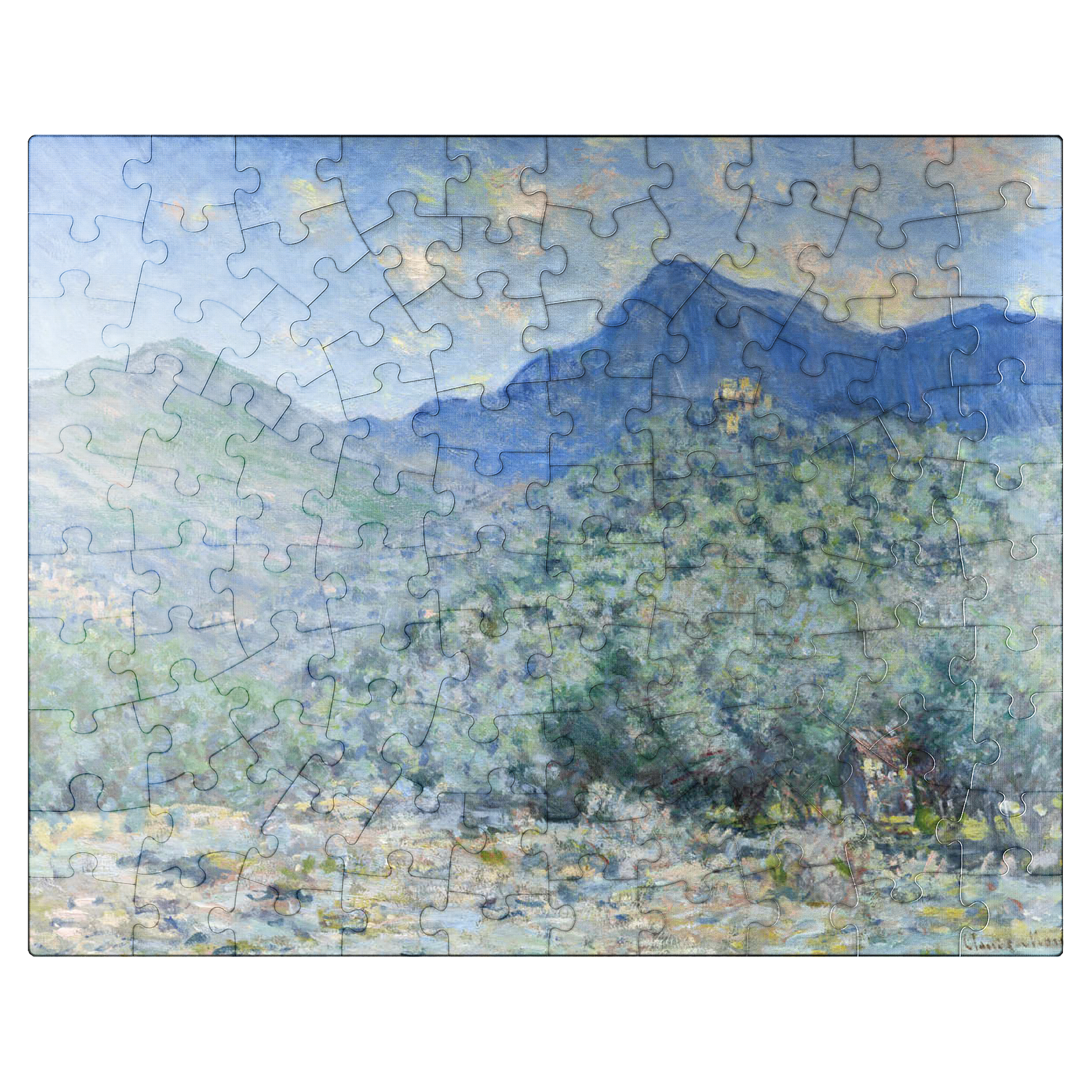MyPuzzle - Claude Monets Valle Buona Near Bordighera 1884 - Premium 100 ...