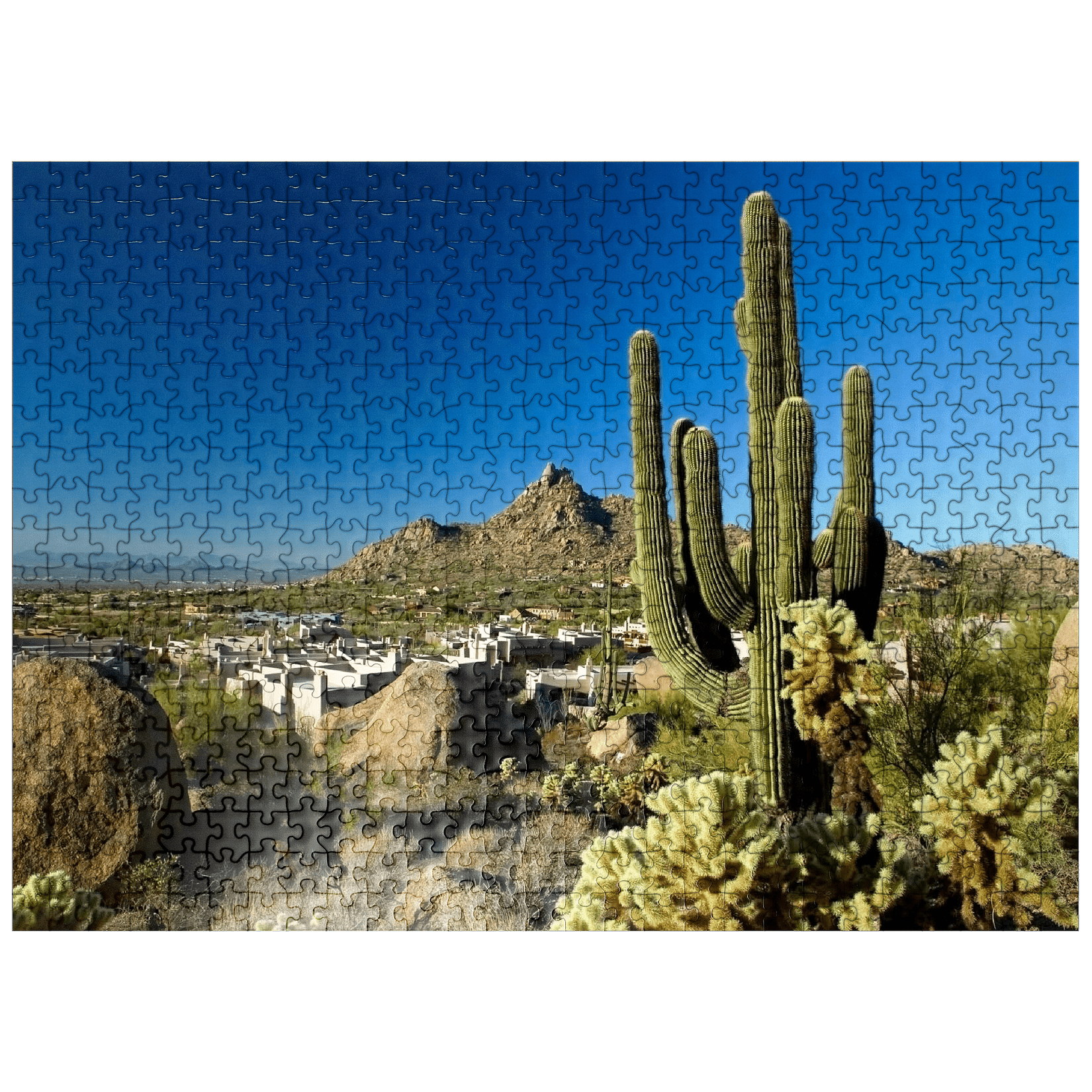 MyPuzzle - Four Seasons Hotel Complex With Pinnacle Peak, Scottsdale ...