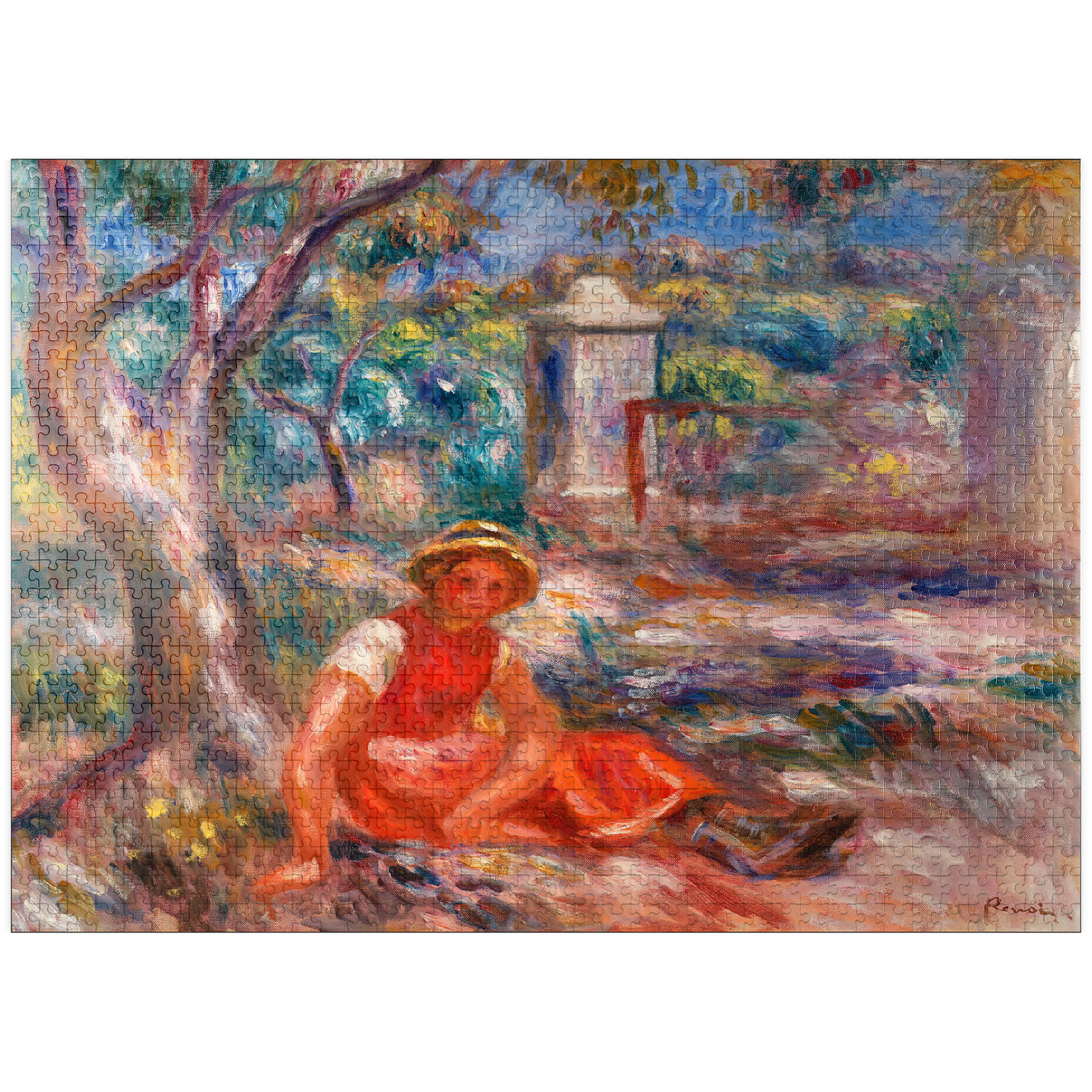 MyPuzzle - Girl At The Foot Of A Tree (Fillette Au Pied Dun Arbre) 1914 ...