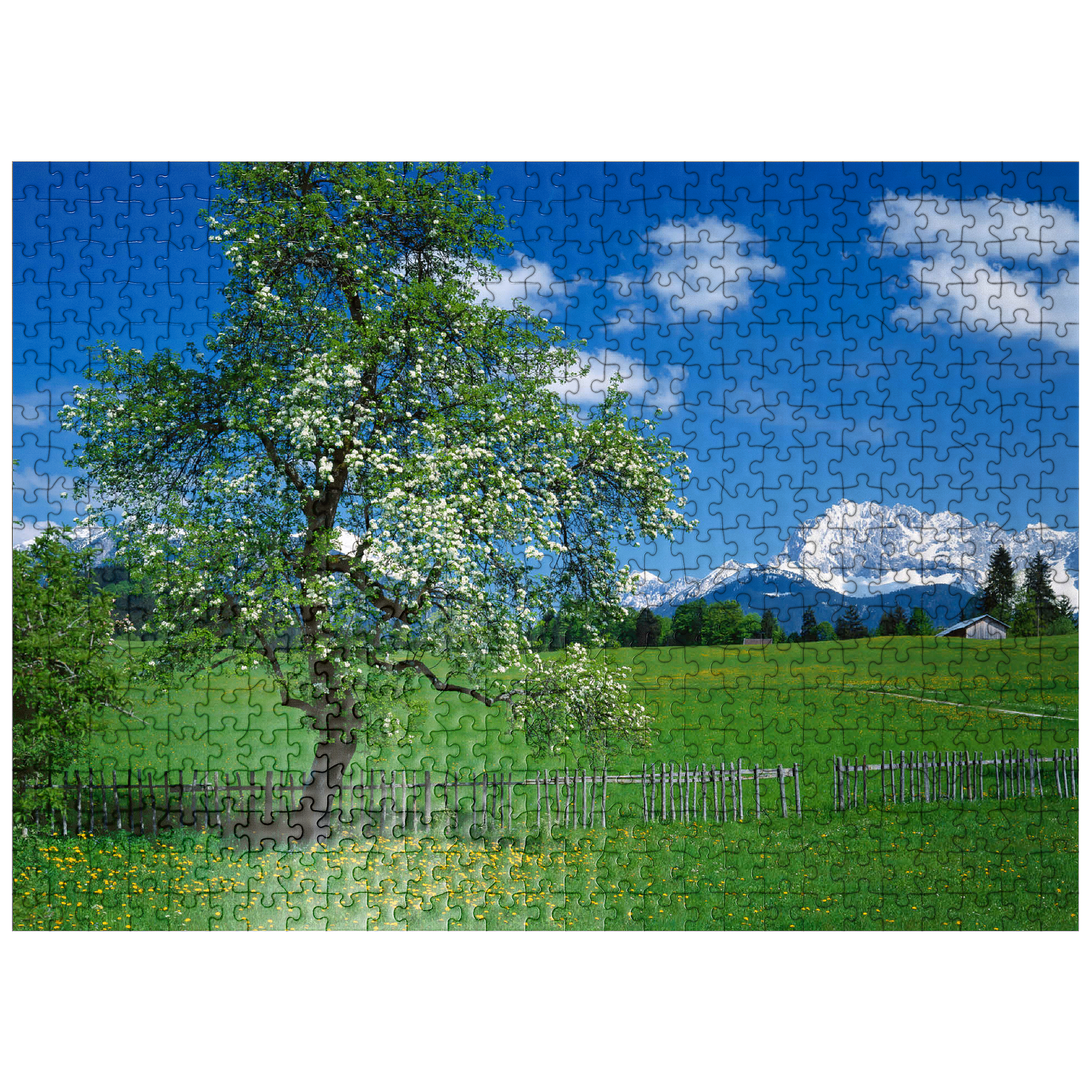 MyPuzzle - Landscape Near Gerold Against The Karwendel Mountains With ...