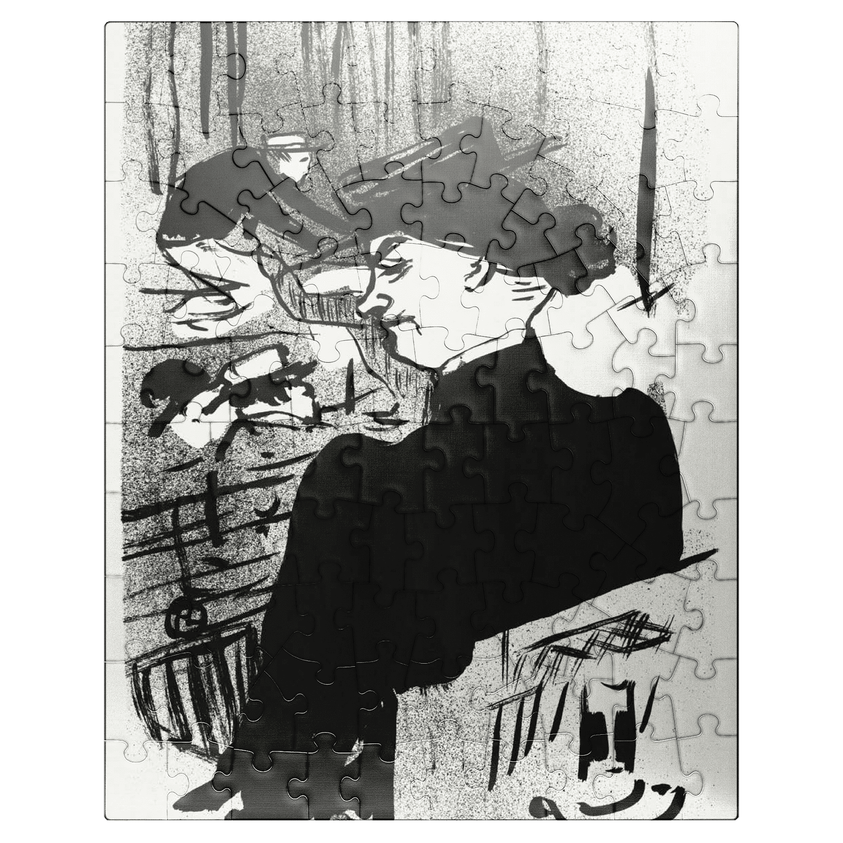 MyPuzzle - Le Café-concert: Une Spectatrice 1893 By Henri De Toulouse ...