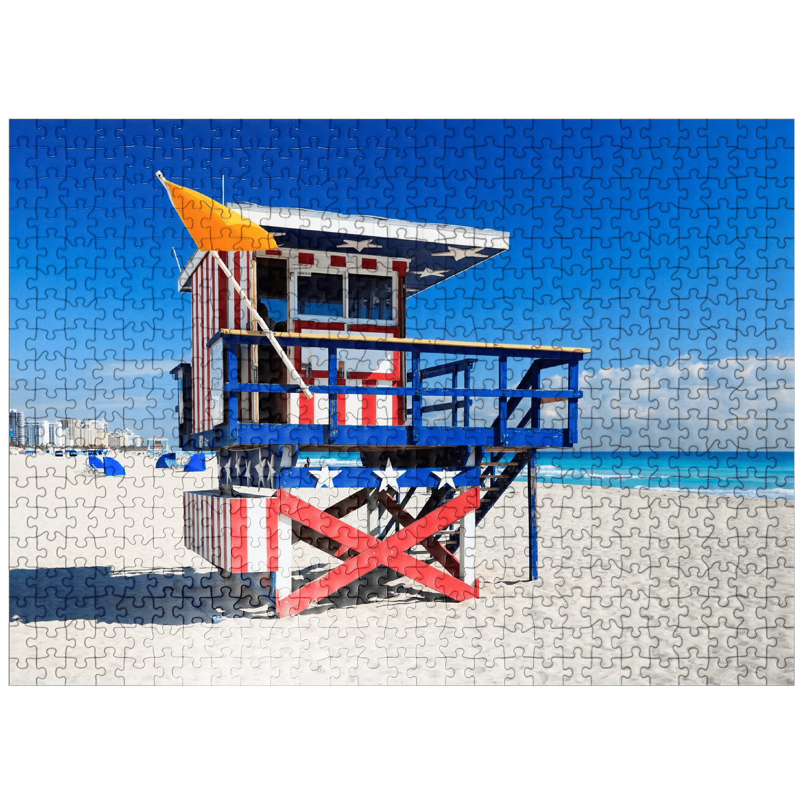 MyPuzzle - Lifeguard Station In South Beach In Miami Beach, Florida ...