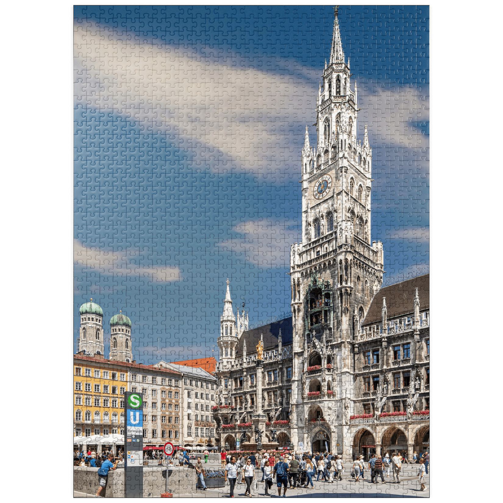 MyPuzzle - Marienplatz With The Towers Of The Frauenkirche And City ...