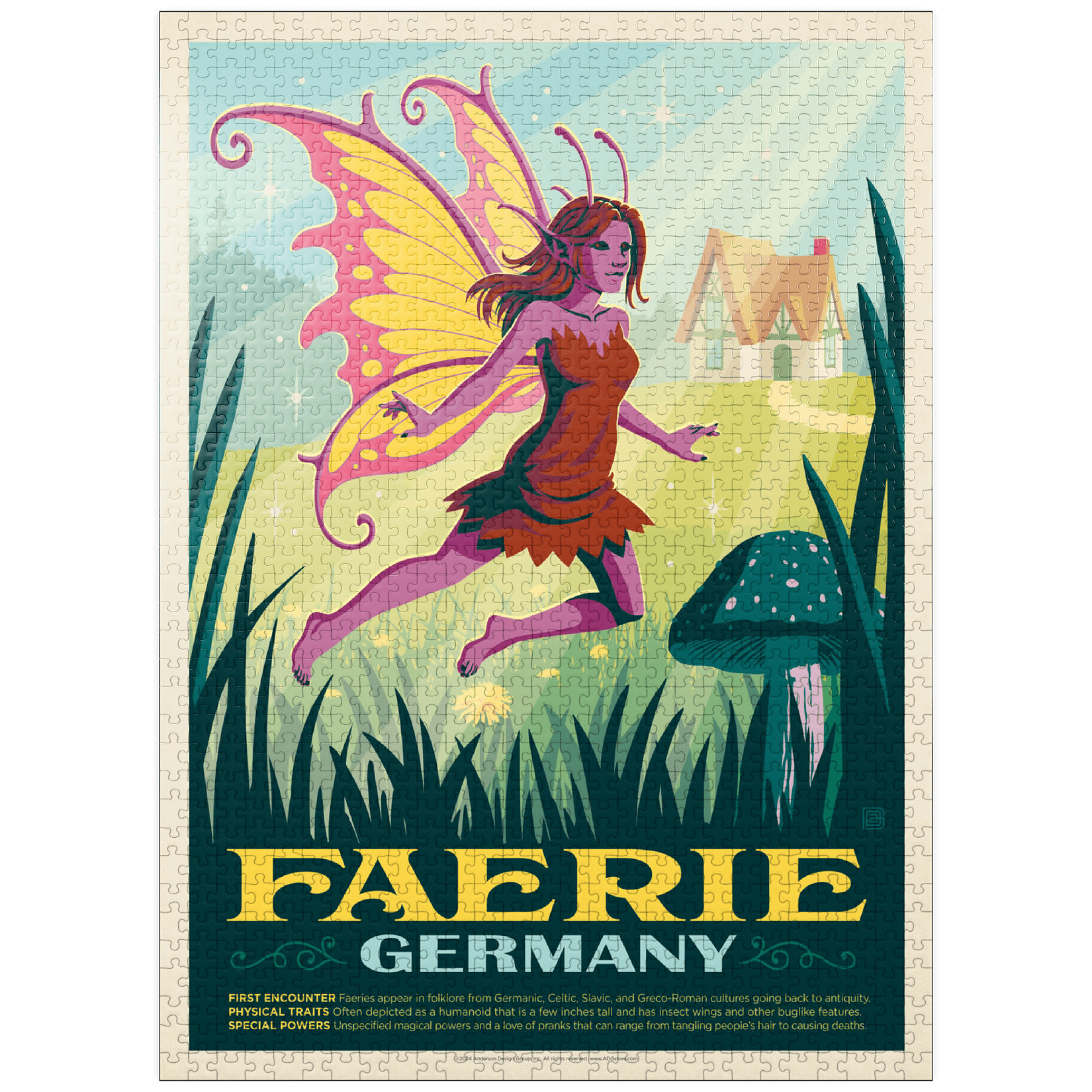 MyPuzzle - Mythical Creatures: Faerie (Germany), Vintage Poster ...