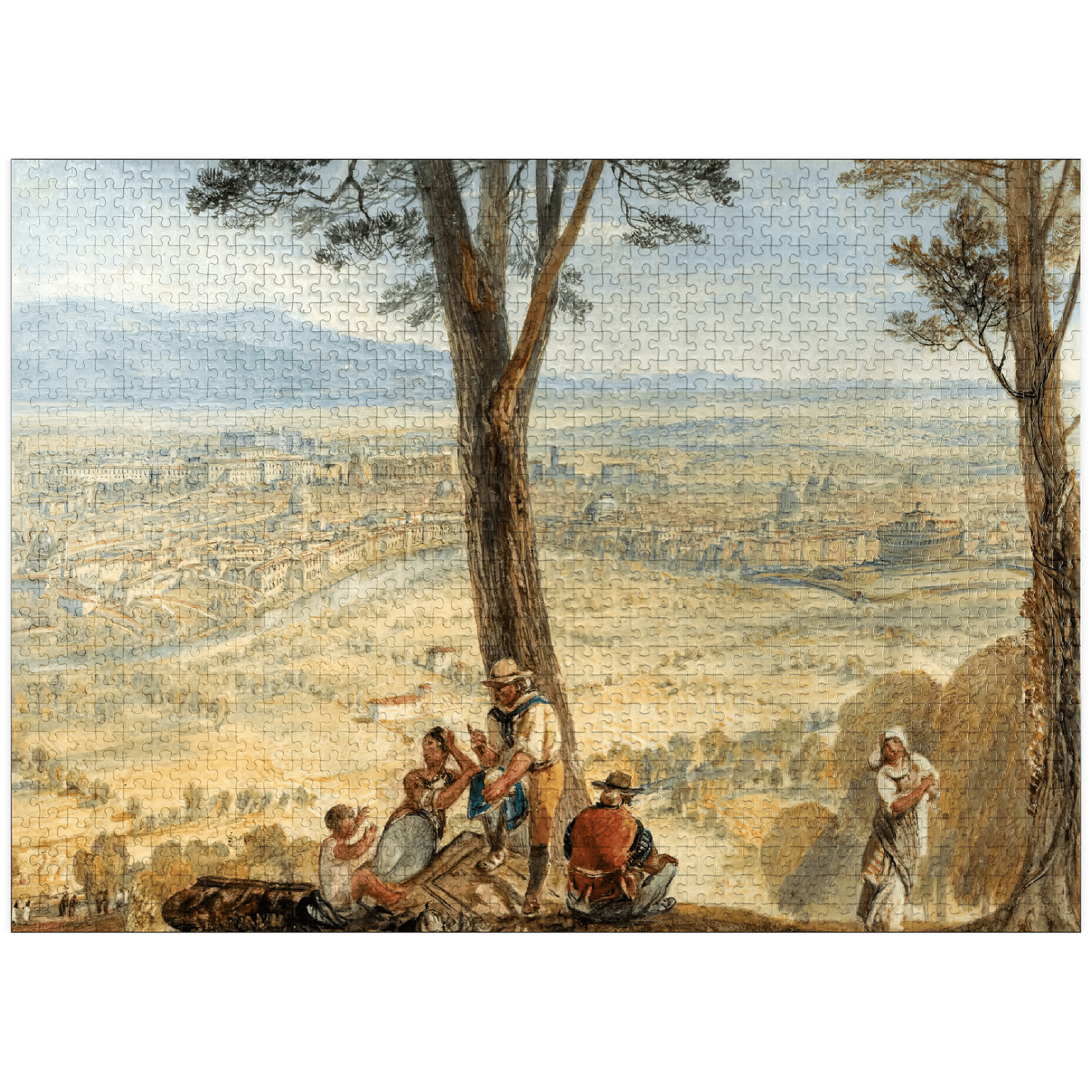 MyPuzzle - Rome From Monte Mario - Premium 1000 Piece Jigsaw Puzzle for ...
