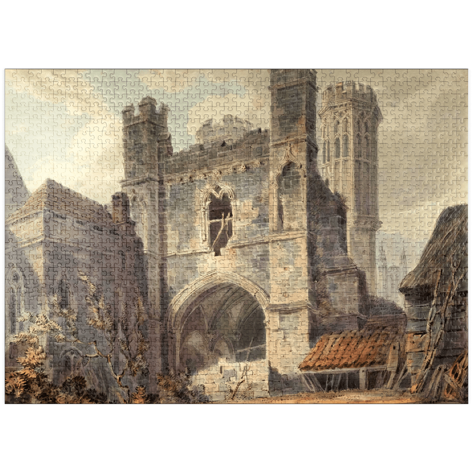 MyPuzzle - St. Augustine's Gate, Canterbury - Premium 1000 Piece Jigsaw ...
