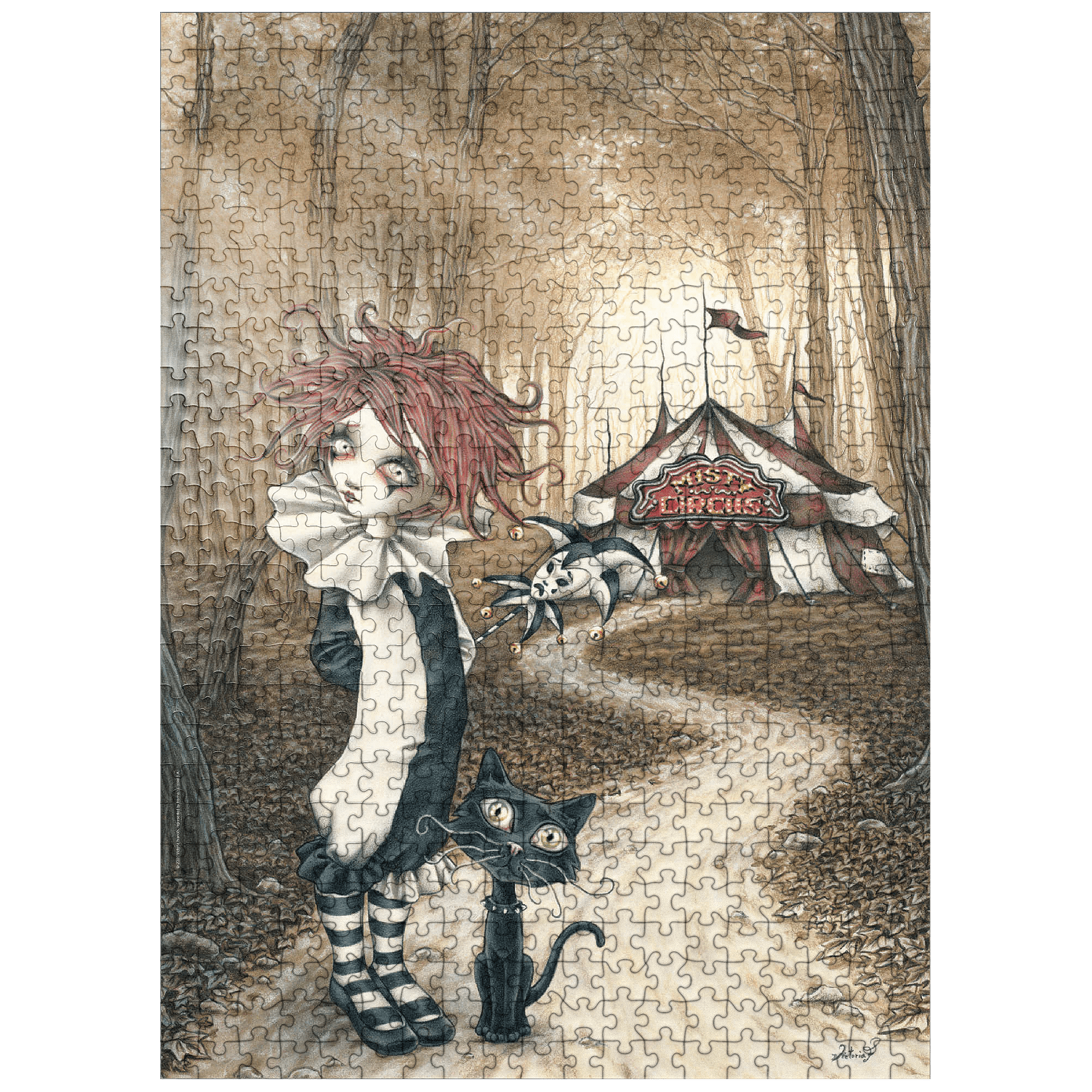 MyPuzzle - Tent - Victoria Francés - Misty Circus - Premium 500 Piece ...