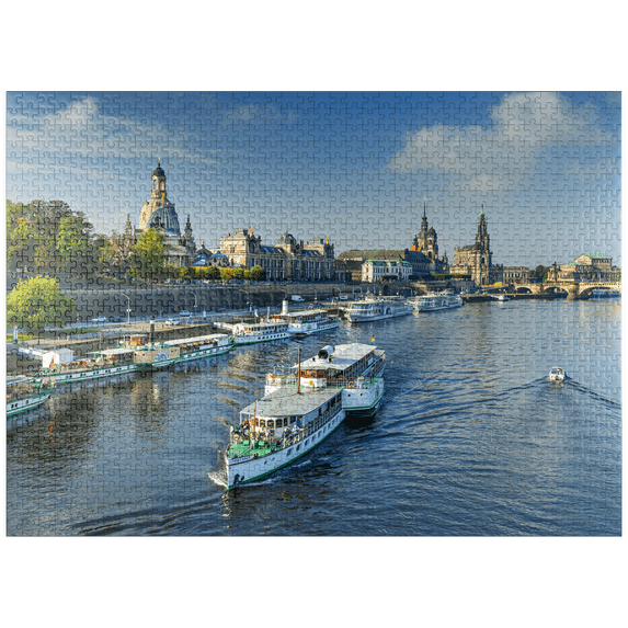 MyPuzzle - Terrace Bank With The Ships Of The White Fleet, Brühl ...