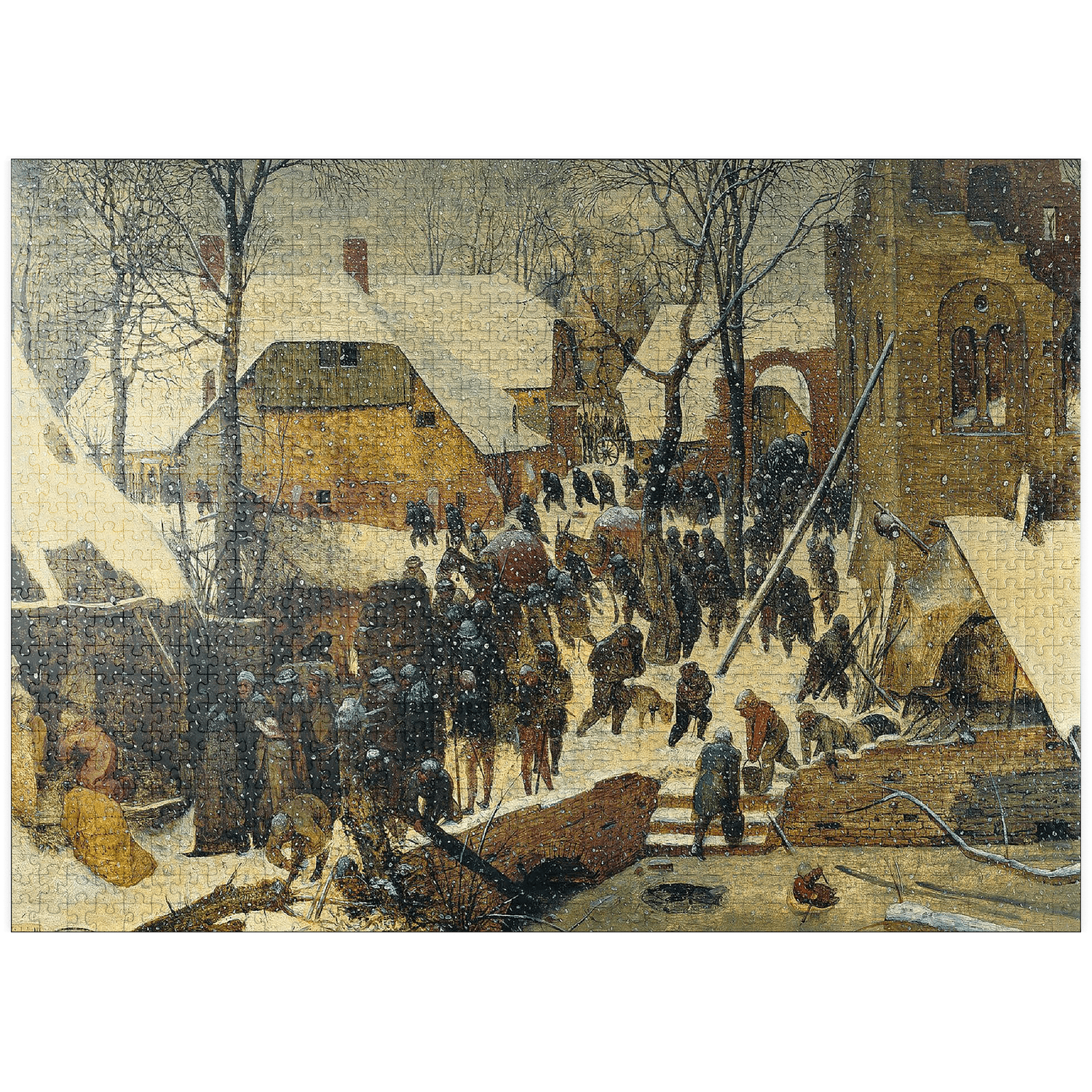 MyPuzzle - The Adoration Of The Kings In The Snow 1567 By Pieter ...