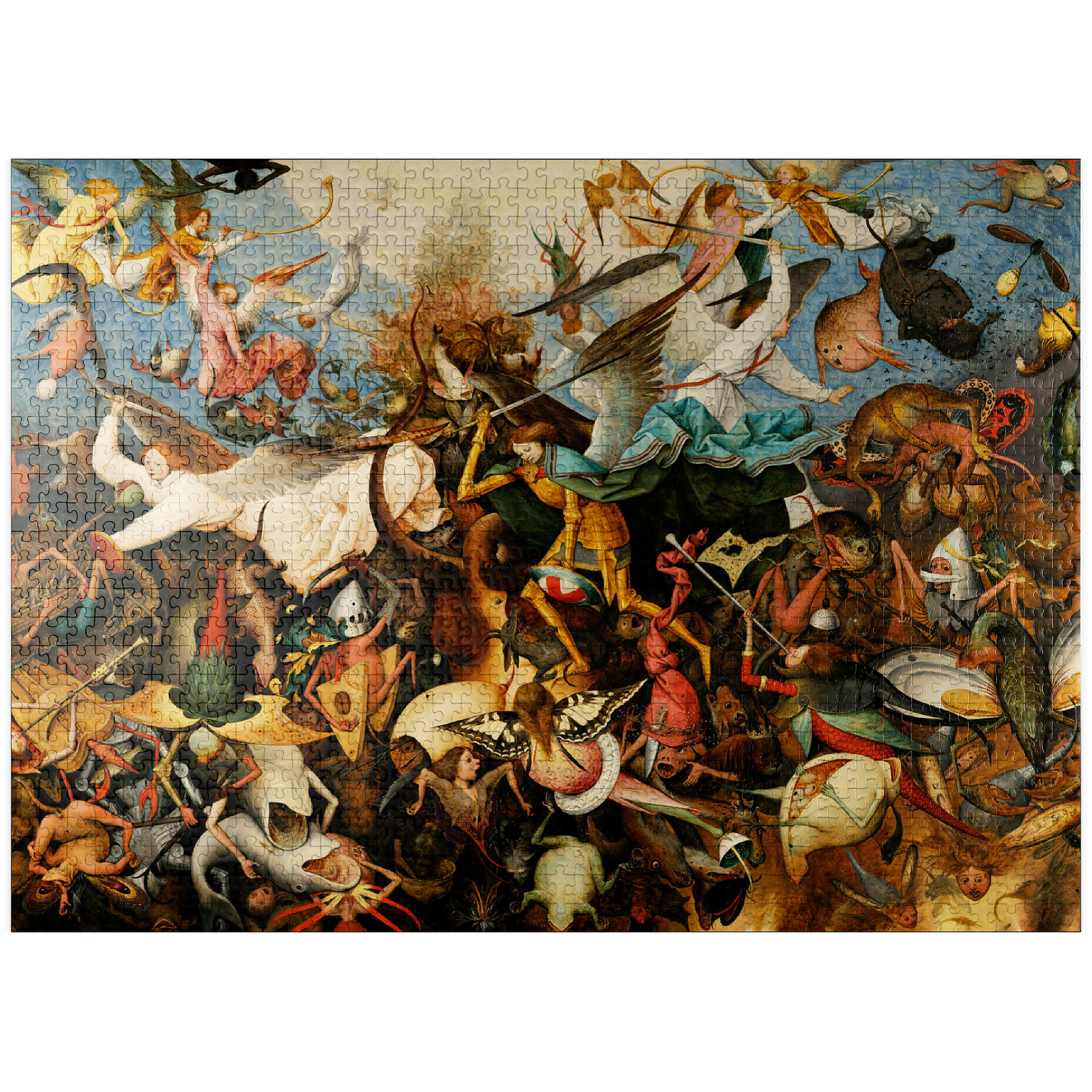 MyPuzzle - The Fall Of The Rebel Angels 1562 By Pieter Bruegel The ...