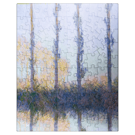 MyPuzzle - The Four Trees 1891 By Claude Monet - Premium 100 Piece ...