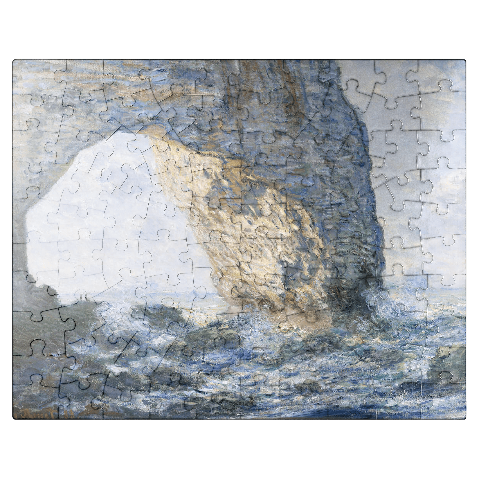 MyPuzzle - The Manneporte Étretat 1883 By Claude Monet - Premium 100 ...