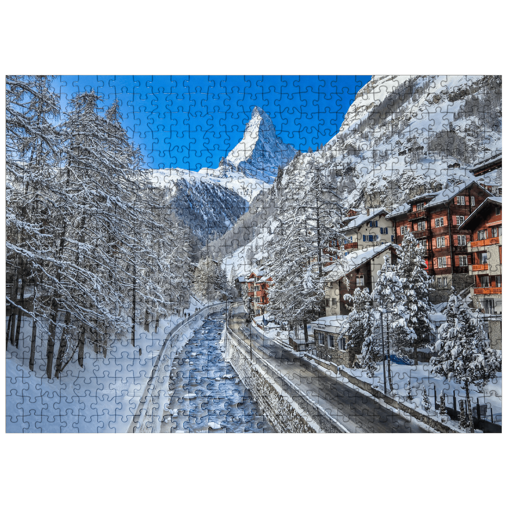 MyPuzzle - The Mountain Village Of Zermatt In Switzerland, The ...