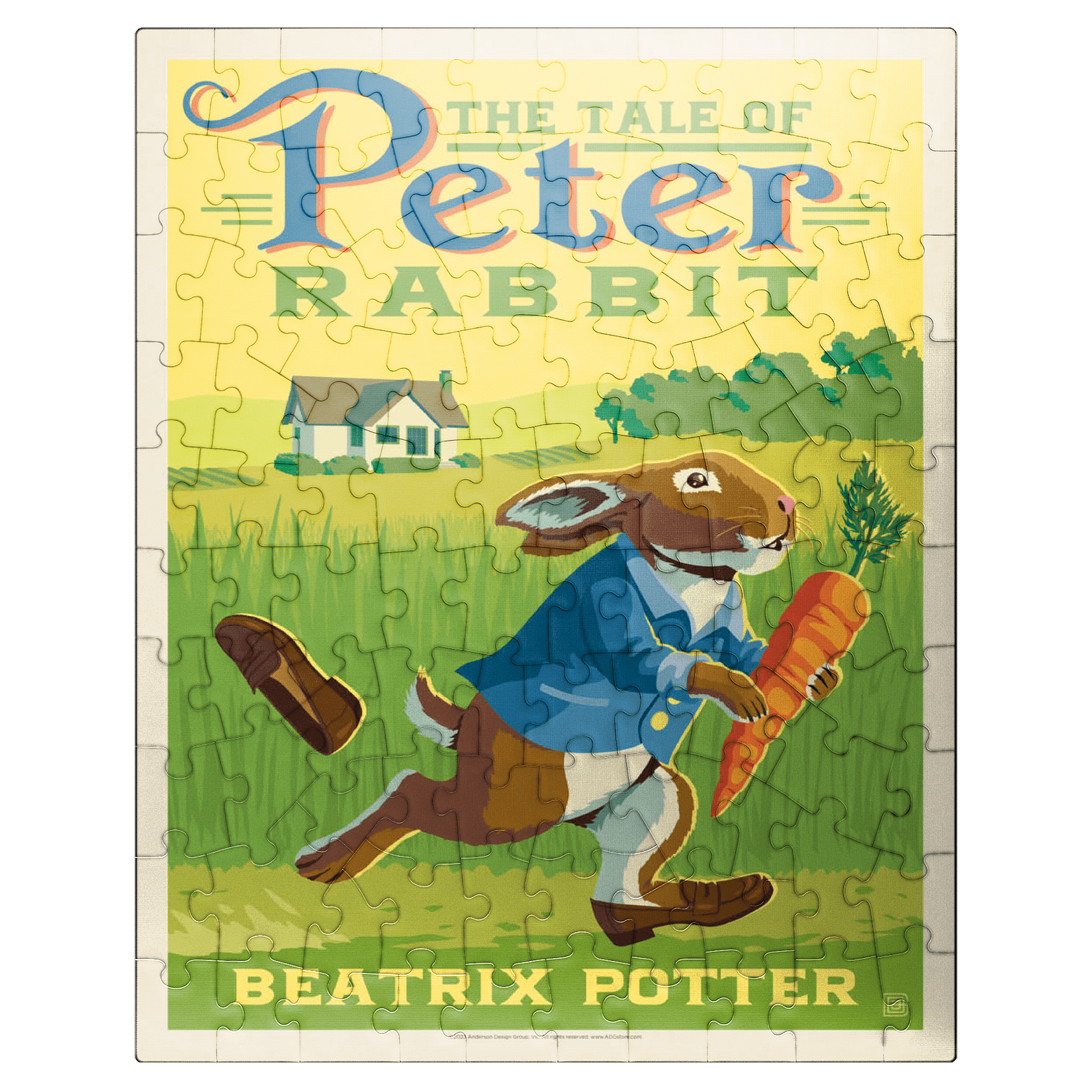 MyPuzzle - The Tale Of Peter Rabbit: Beatrix Potter, Vintage Poster ...