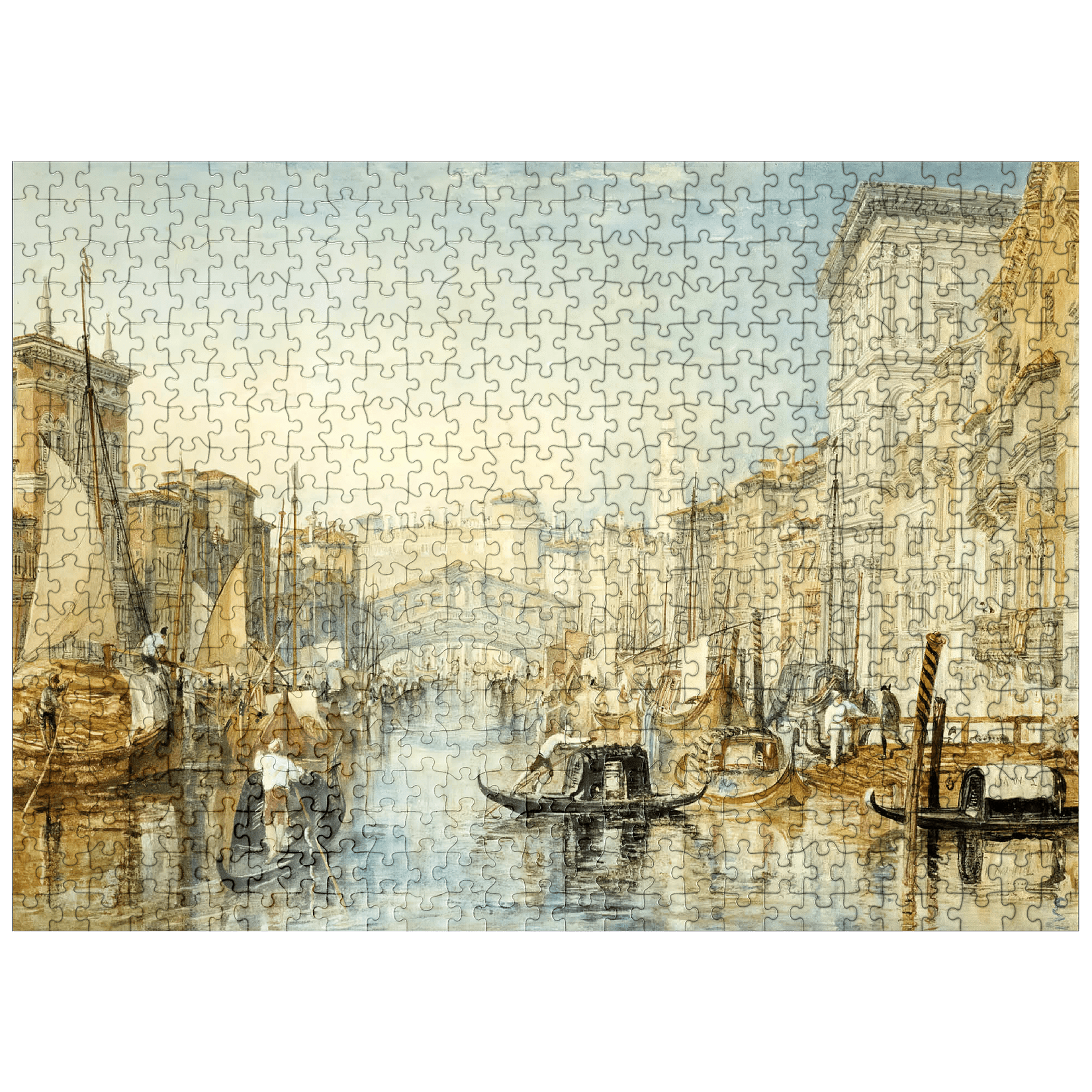 MyPuzzle - Venice: The Rialto - Premium 500 Piece Jigsaw Puzzle for ...
