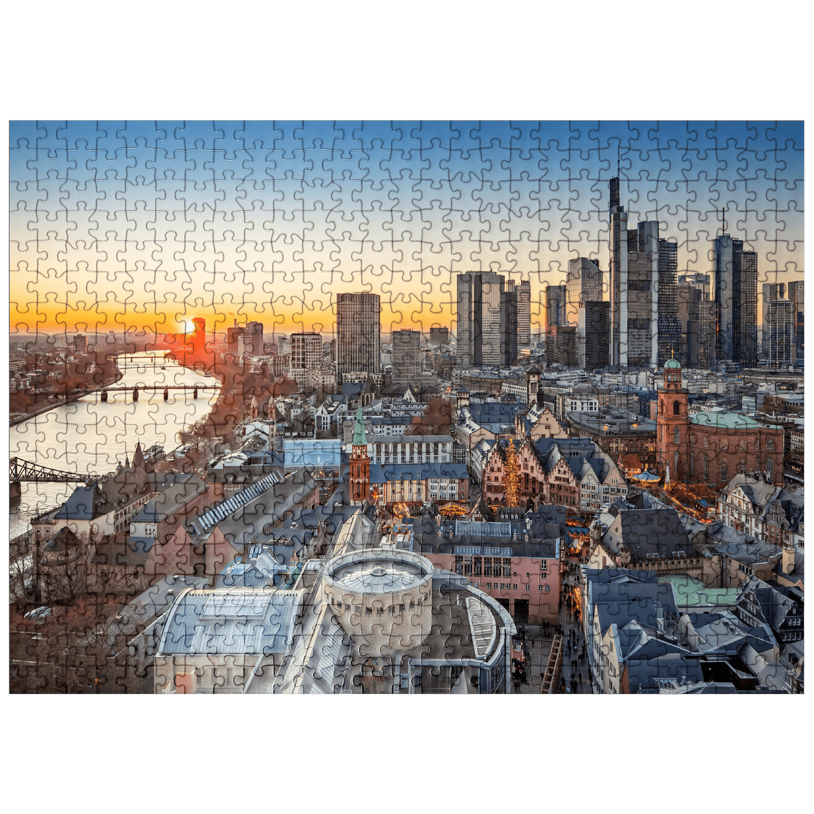 MyPuzzle - View From The Kaiserdom Over The Neue Altstadt To The Römer ...