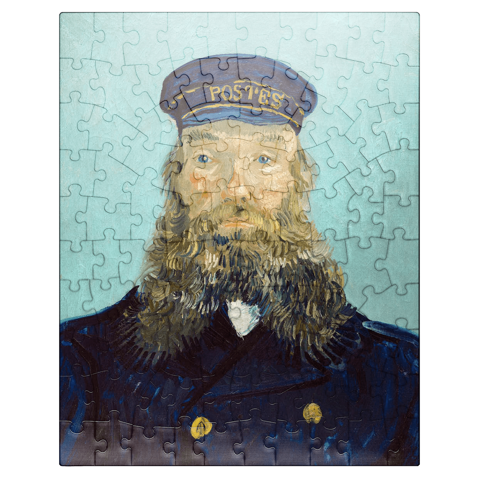 MyPuzzle - Vincent Van Goghs Portrait Of Postman Roulin 1888 - Premium ...