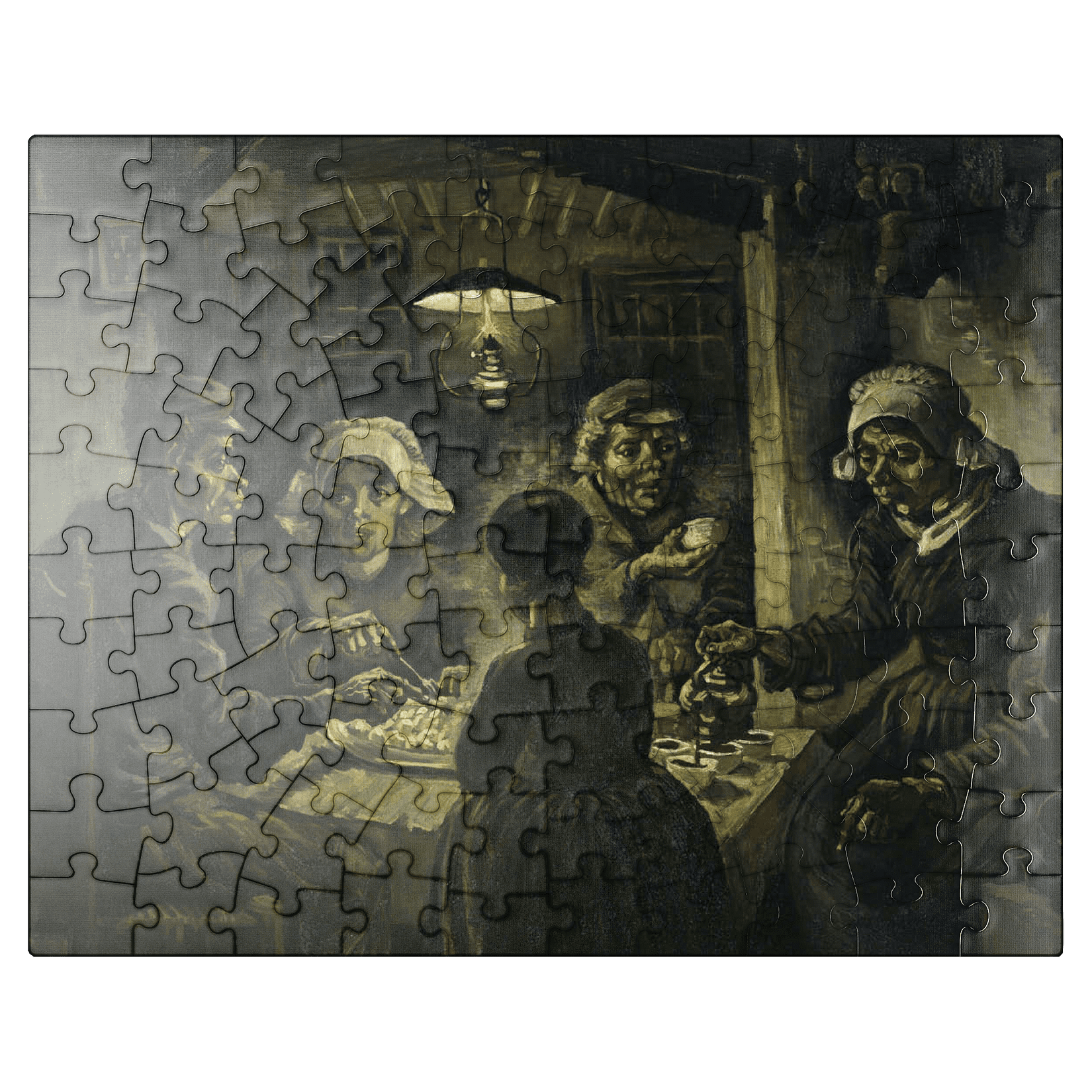 MyPuzzle - Vincent Van Goghs The Potato Eaters 1885 - Premium 100 Piece ...