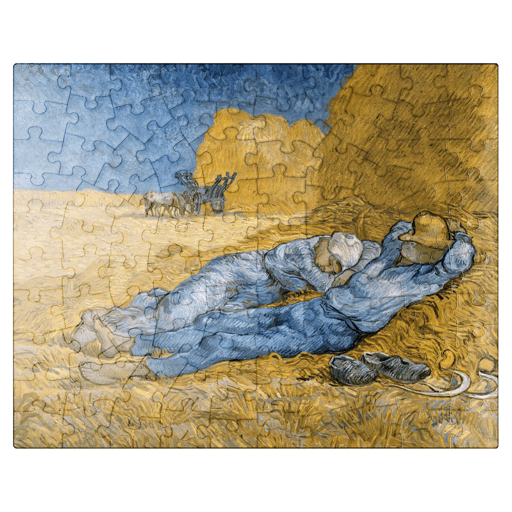 MyPuzzle - Vincent Van Goghs The Siesta 1890 - Premium 100 Piece Jigsaw ...