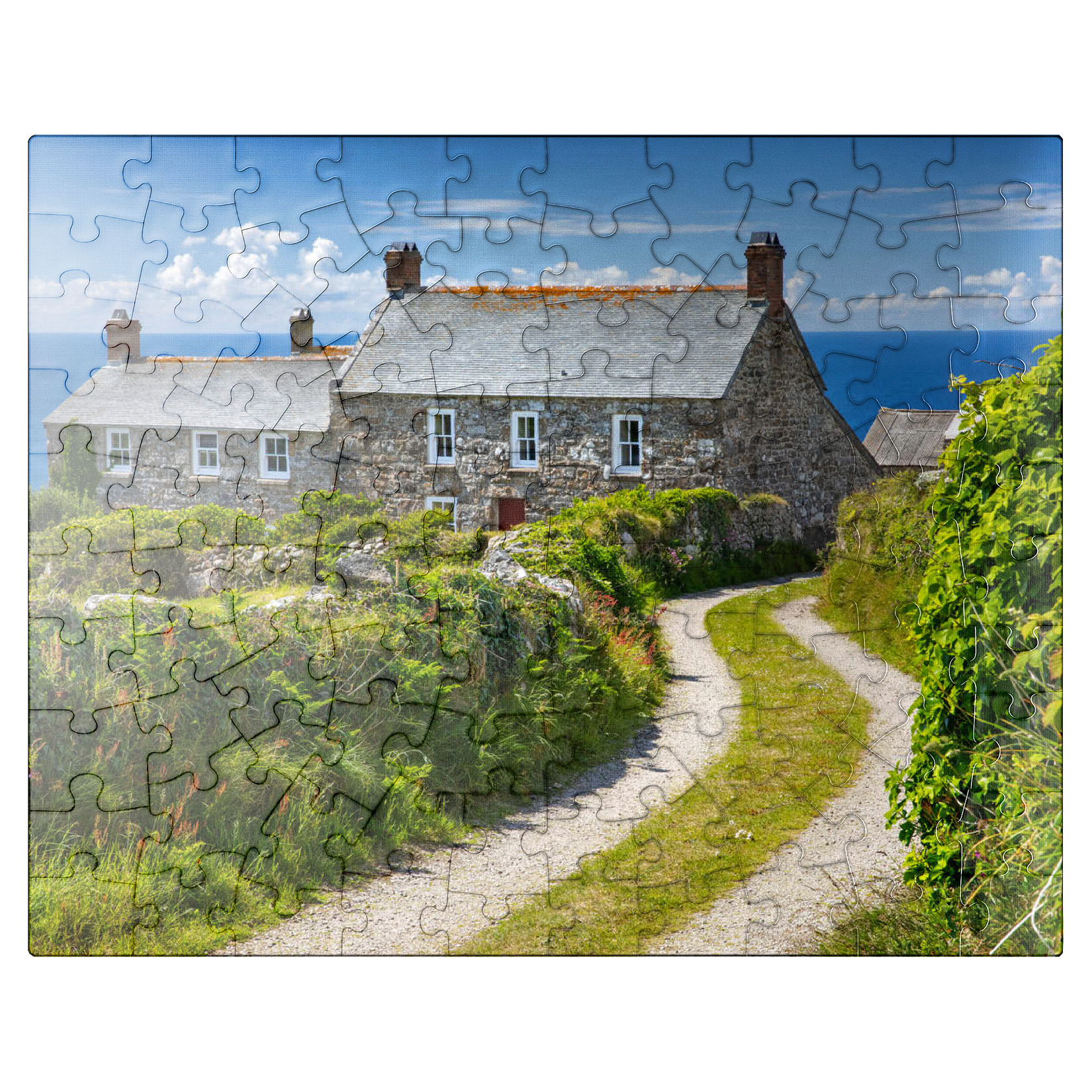 MyPuzzle - Way To A Farmhouse At Cape Cornwall, Penwith Peninsula ...