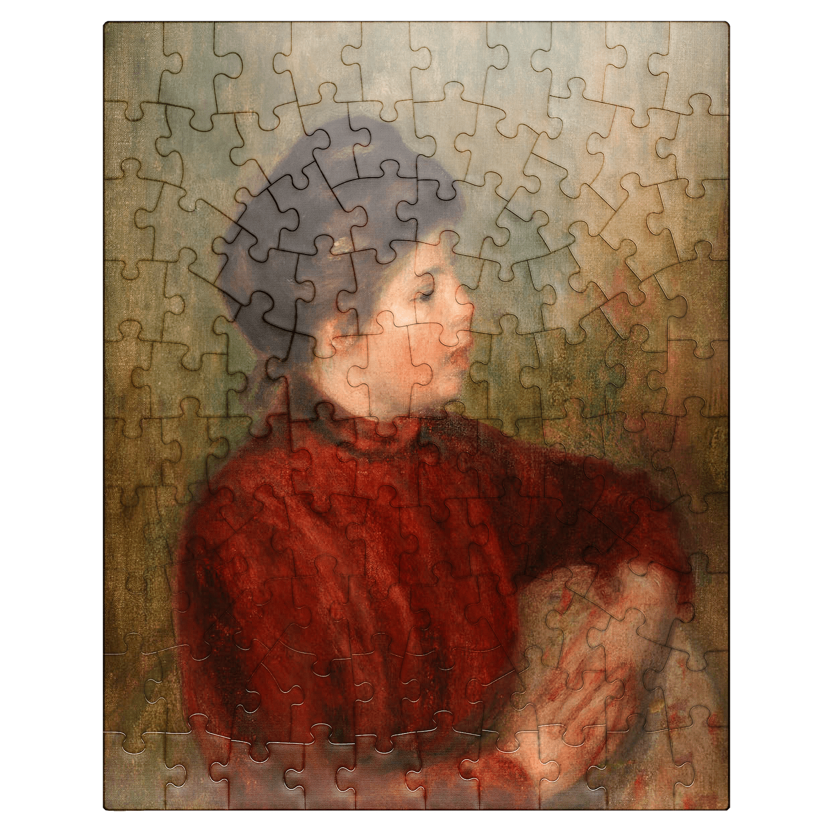 MyPuzzle - Woman Leaning On A Chair (Femme Appuyée Sur Une Chaise) 1891 ...
