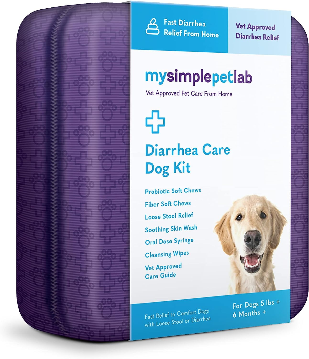 MySimplePetLab Diarrhea Care Dog Kit | Diarrhea Medicine for Dogs to ...