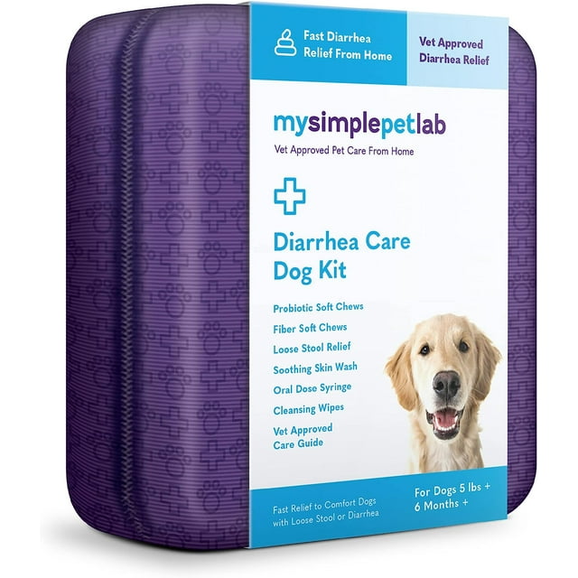 MySimplePetLab Diarrhea Care Dog Kit | Diarrhea Medicine for Dogs to ...