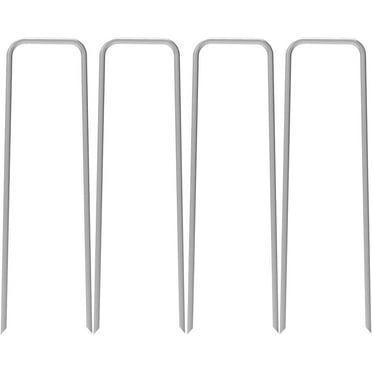 MySit 12" Garden Stakes Pins Landscape Staples 11Ga Tent Stakes 100 ...