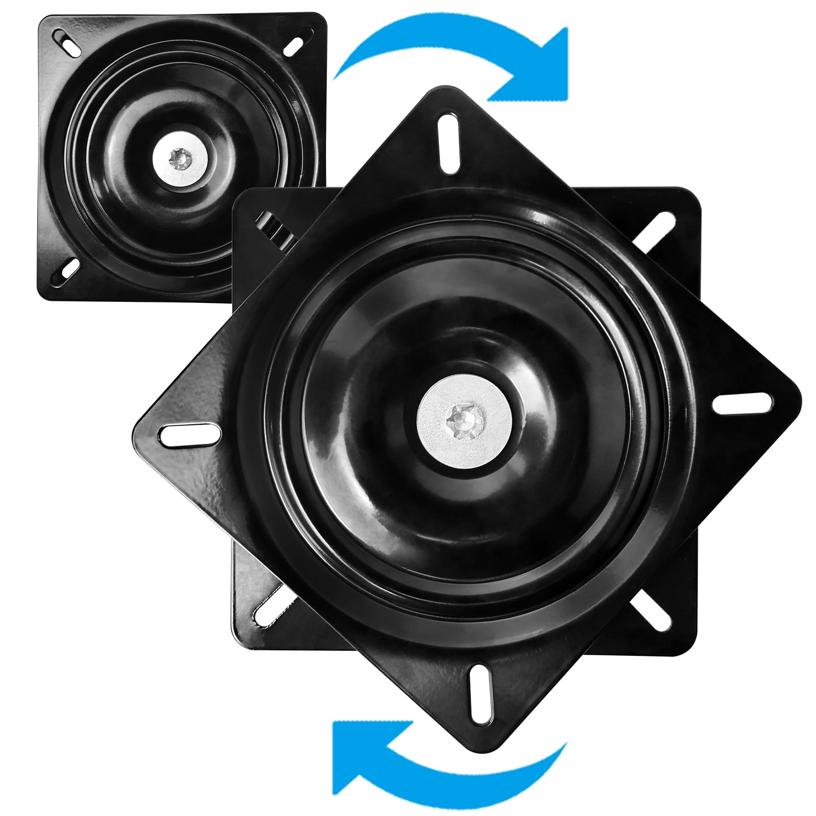 MySit 7" Bar Stool Swivel Plate Replacement, Square Swivel Mechanism ...