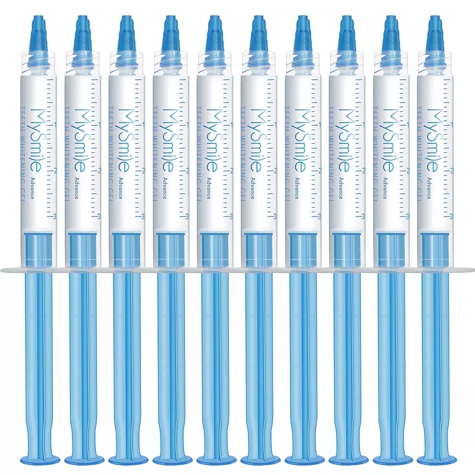 MySmile 10Pc x 3ml Peroxide Teeth Whitening Gel Refill Tooth Whitener ...