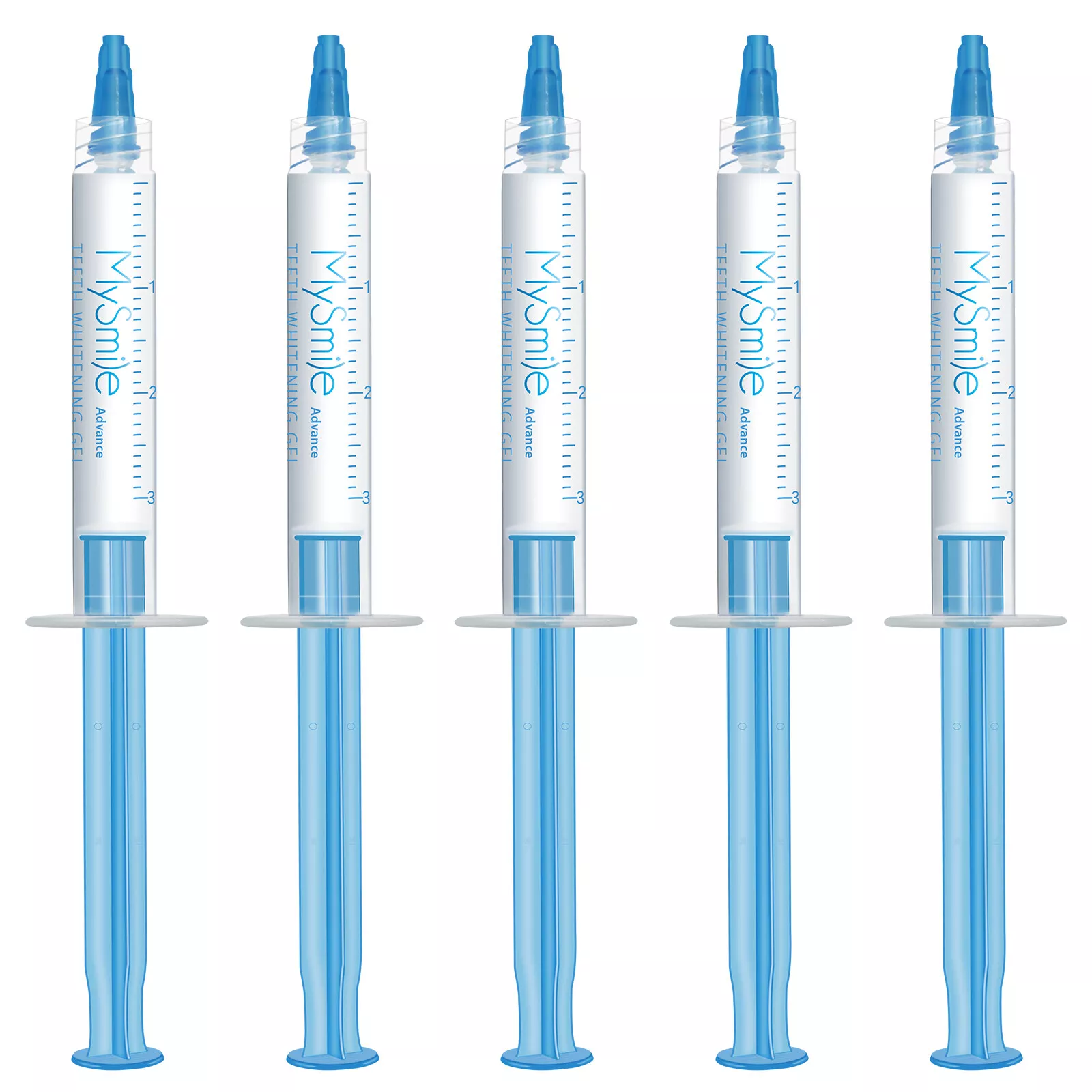 MySmile 5Pc x 3ml Peroxide Teeth Whitening Gel Refill Tooth Whitener ...