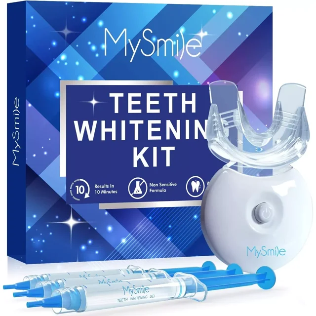 MySmile PAP Teeth Whitening Kit w/ Light Tray Non-Sensitive Whitening ...