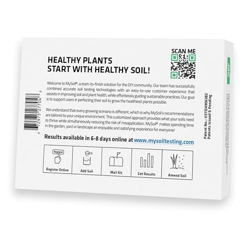 MySoil Soil Test Kit 4 Pack, Unlock Your Lawn & Garden Potential ...