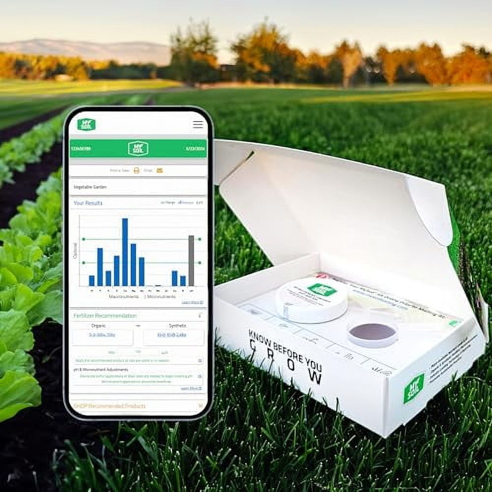 MySoil Soil Test Kit, Unlock Your Lawn & Garden Potential, Complete ...