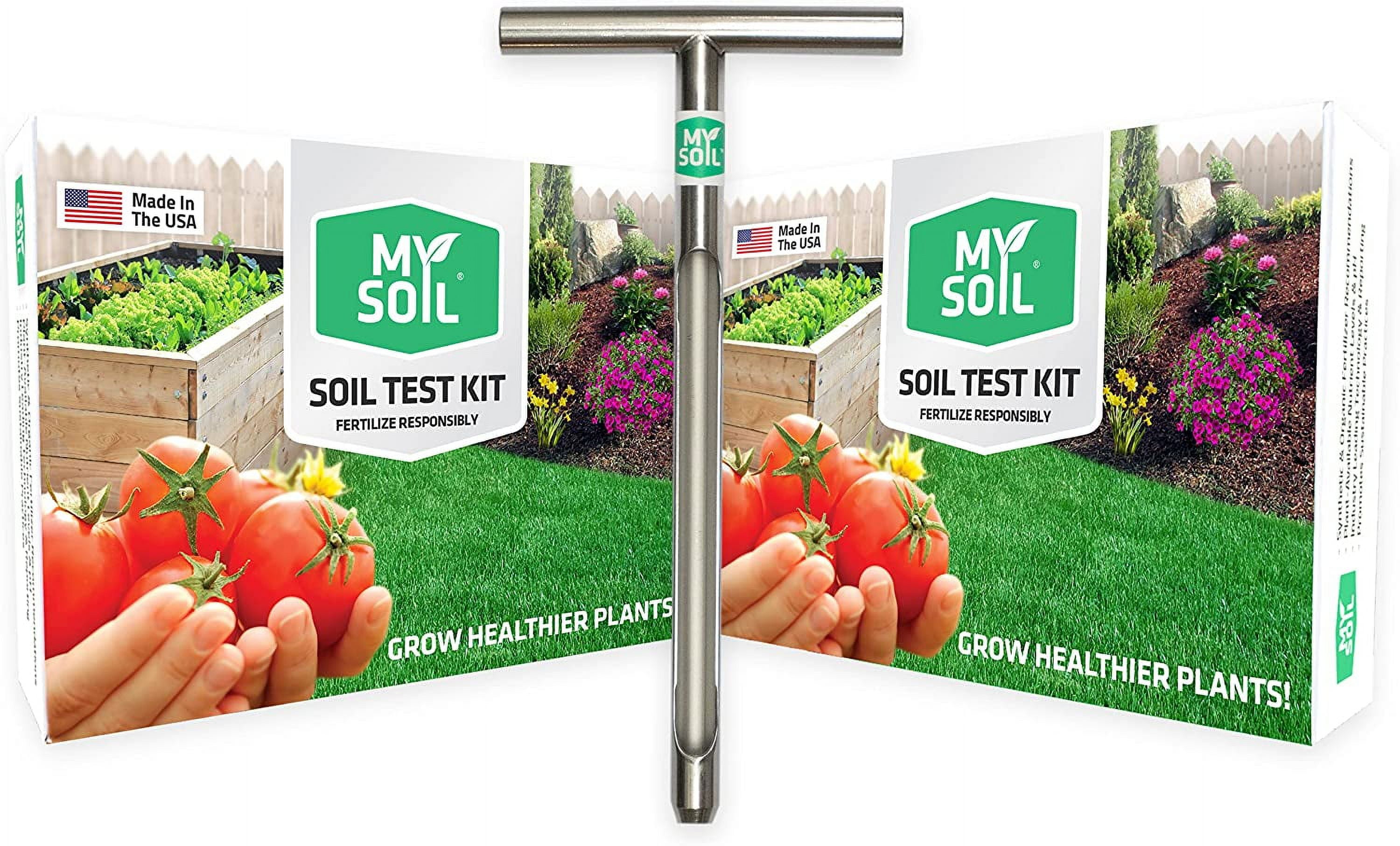MySoil Test Kit PRO Pack, Unlock Your Lawn & Garden Potential, Complete ...
