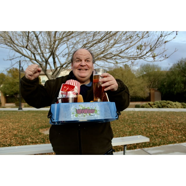 MyWiggy Kids Plastic Food Serving Tray with Drink Holder and Cup ...