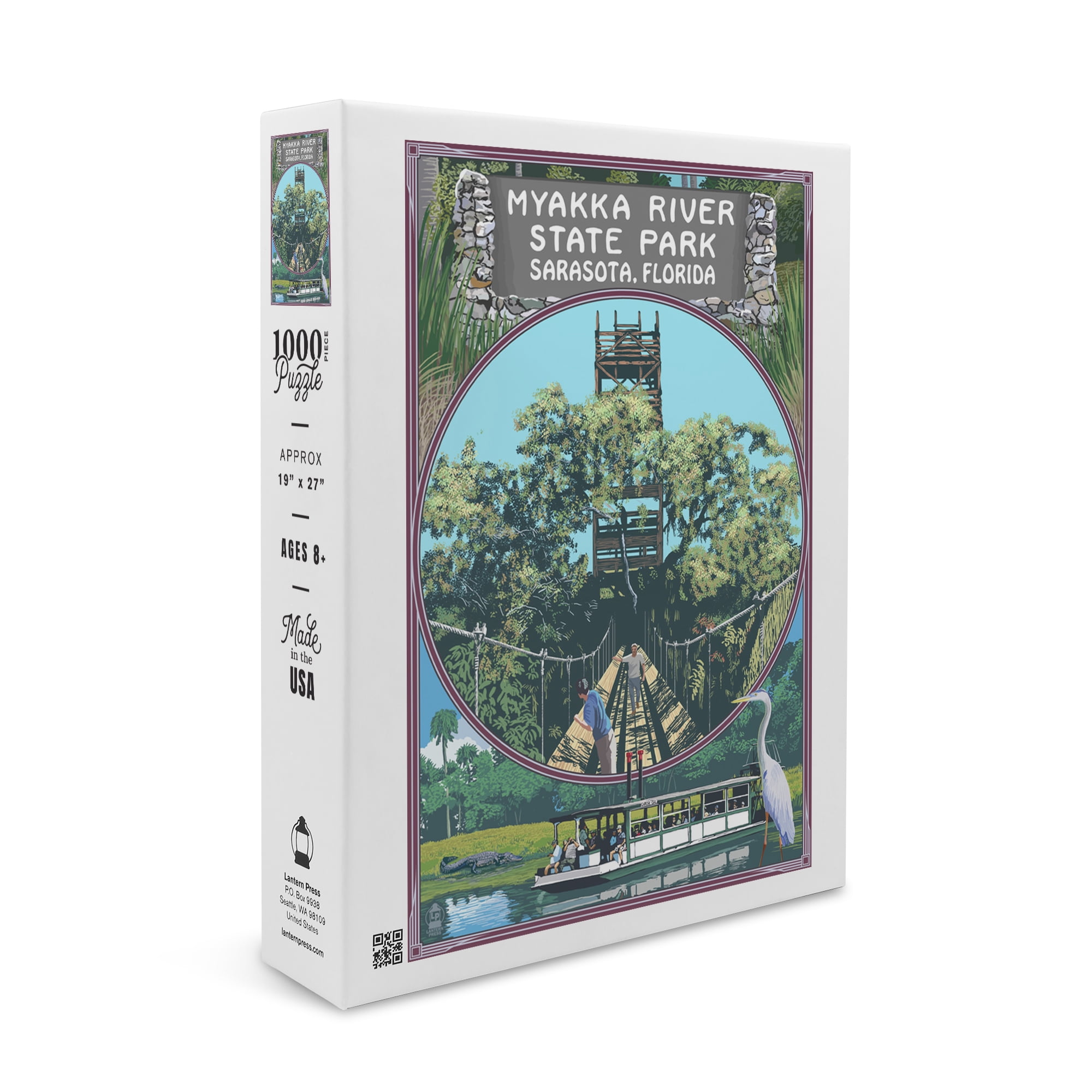 Myakka River State Park Sarasota, Florida, Montage (1000 Piece Puzzle ...