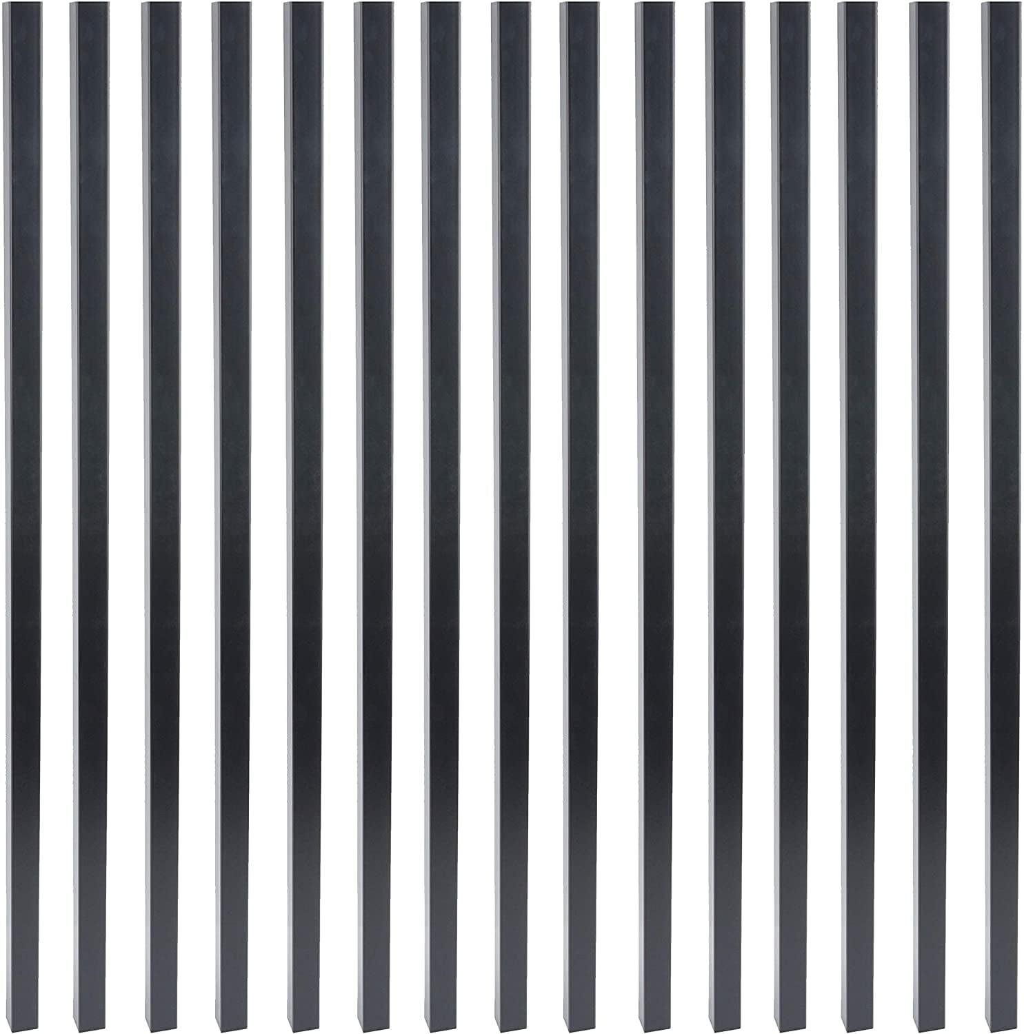 Myard 26 Inches Estate Square Iron Deck Balusters for Decking Railing ...