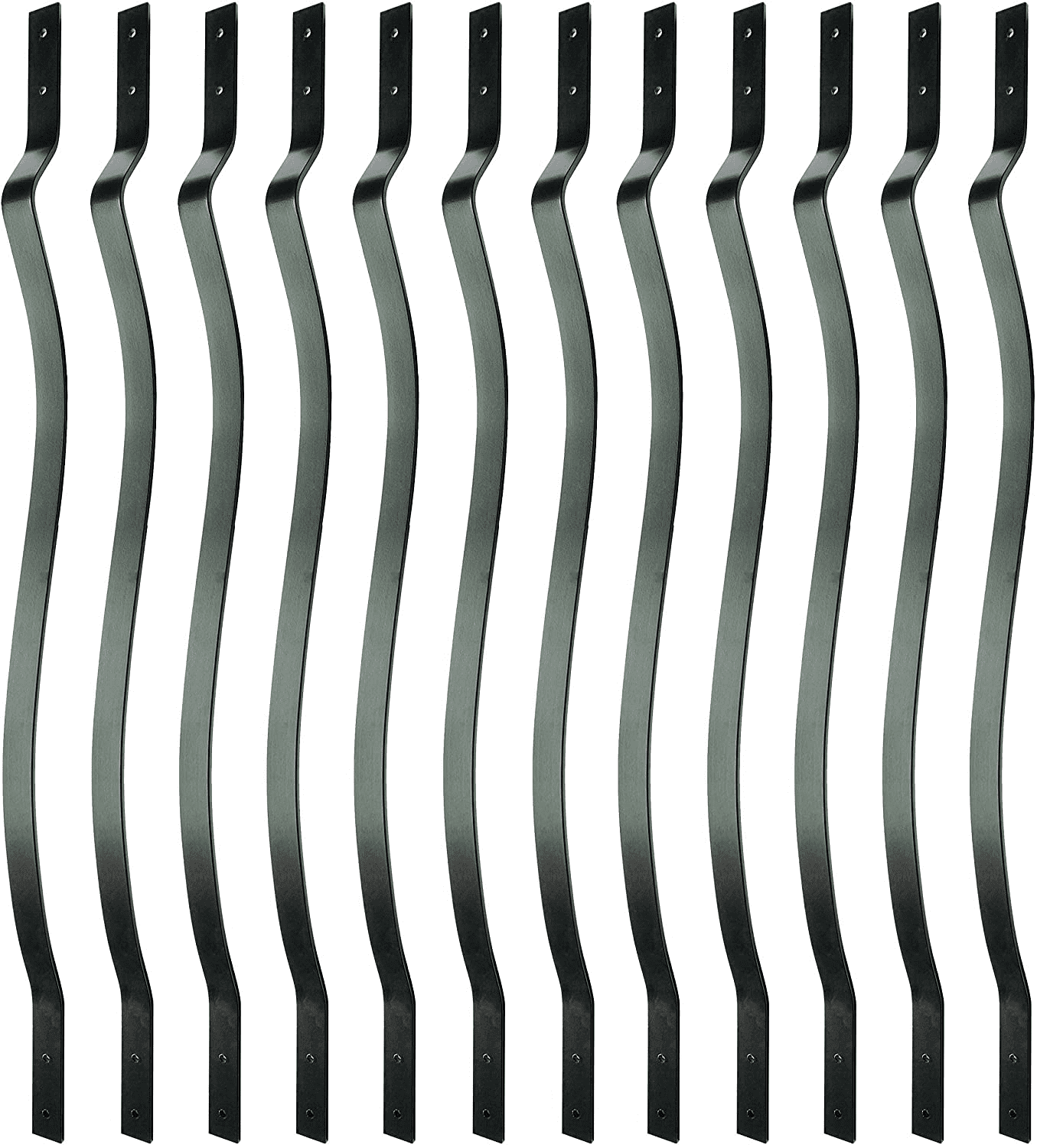 Myard 32-1/4 Inches Aluminum Deck Balusters with Screws for Facemount ...