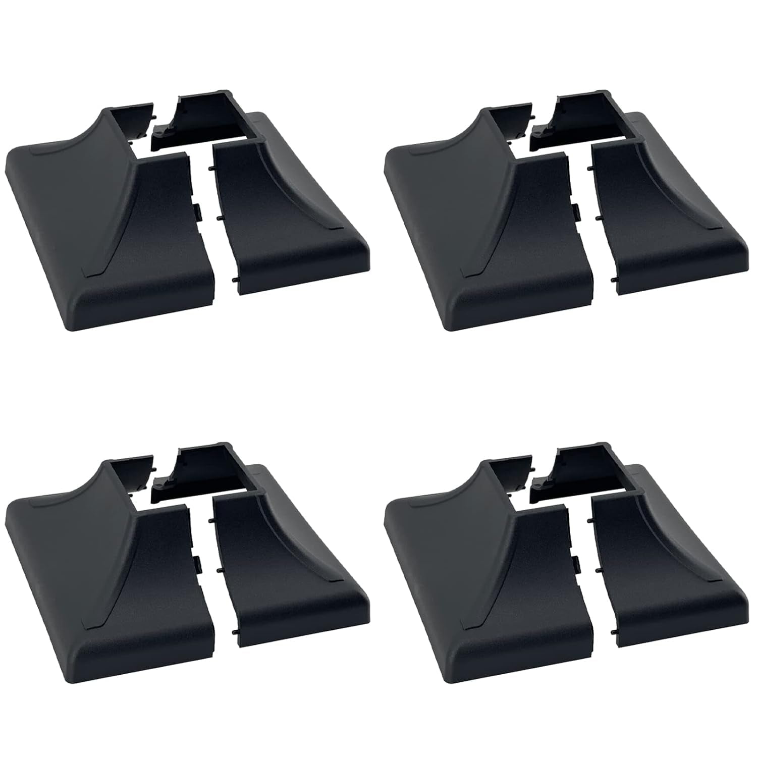 Myard Interlocking Post Cover Skirt Shoe for 1.5X1.5 Inch Post with 4 ...