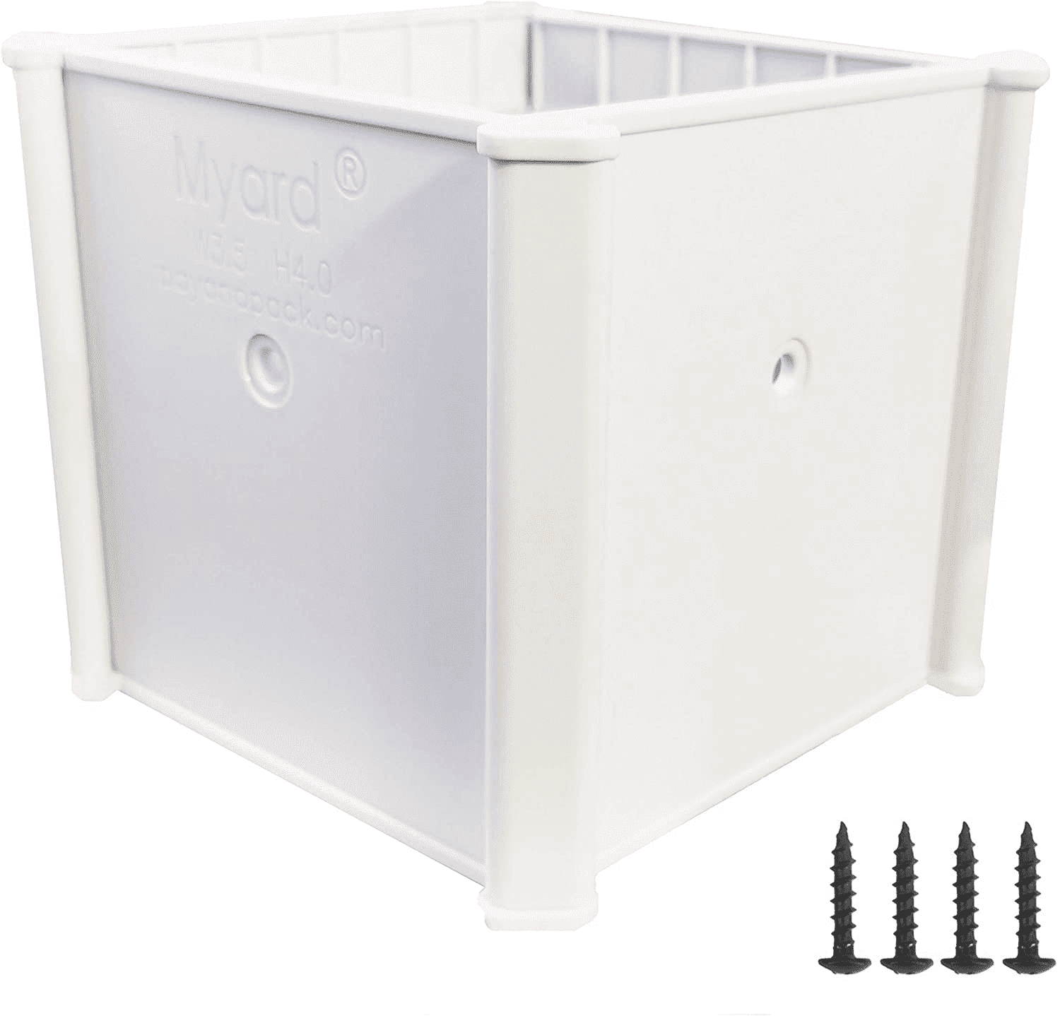 Myard Post Protectors with Screws for 4X4 Inches (Actual 3.5X3.5) Deck ...