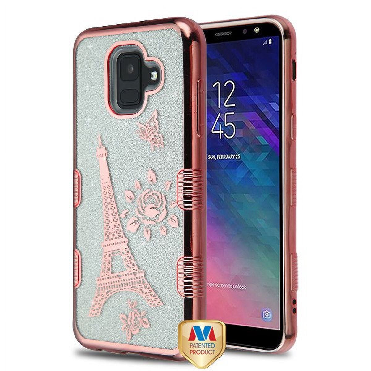Mybat Eiffel Tower Full Glitter TUFF Hybrid for Samsung Galaxy A6 (2018) Rose Gold - Walmart.com