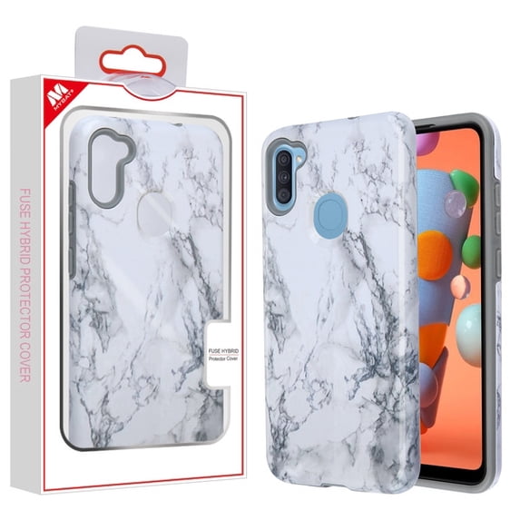 Mybat Fuse Hybrid Protector Cover For Samsung Galaxy A11 - White ...