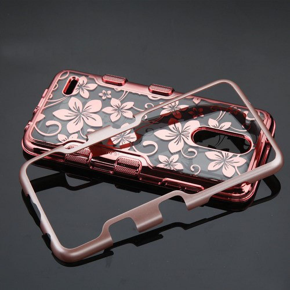 MyBat TUFF Panoview Hybrid Protector Cover for Lg X210 (Aristo 2) / Zone 4 - Metallic Rose Gold ...