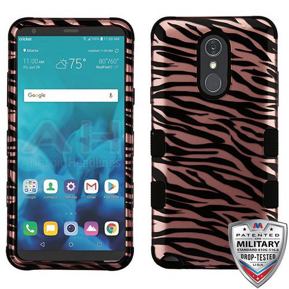 Mybat Tuff Series Case For Lg Stylo 4 Stylo 4 Plus - Zebra Skin Black ...