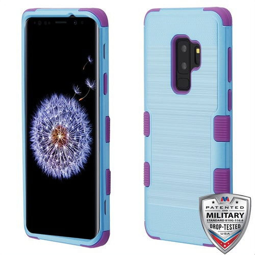 Mybat Tuff Series Case For Samsung Galaxy S9 Plus - Metallic Baby Blue ...